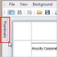 How do I show thumbnails?