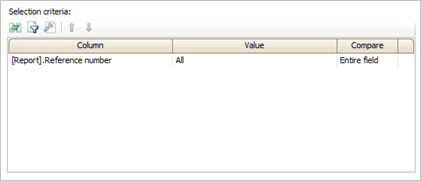 How do I change the column value? (Selection criteria)