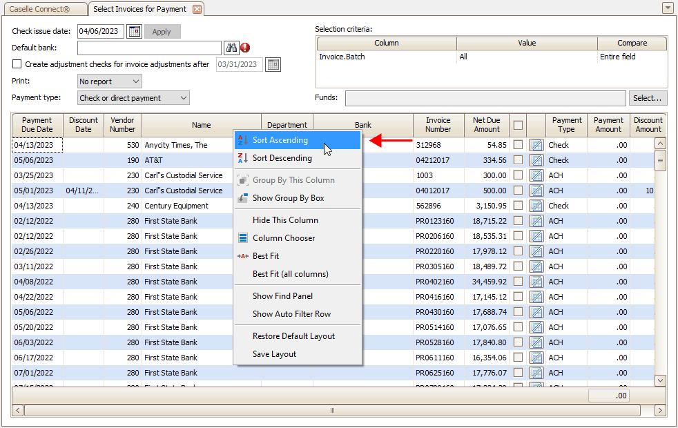 How do I add/remove columns?