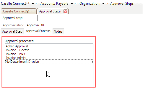Which approval processes use this approval step?