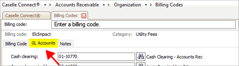 How do I update the GL accounts? (Billing Codes)