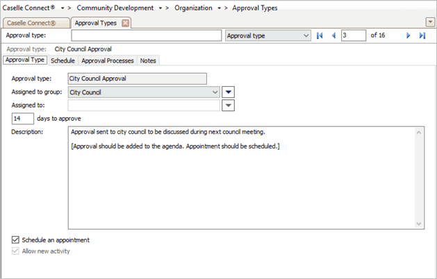 How do I add an approval type?