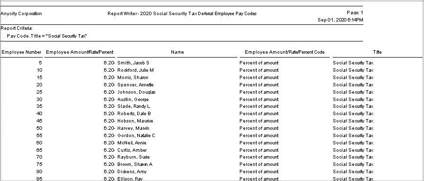 How do I update my Social Security pay code and employee pay codes for ...