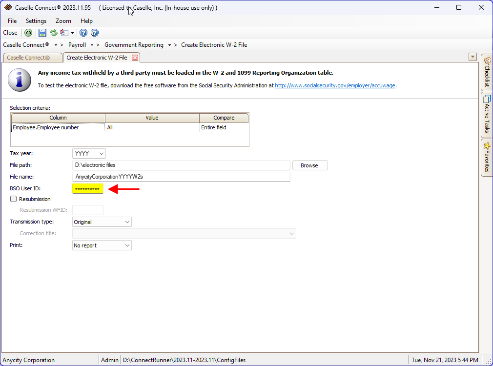 How do I create an electronic W-2 file? (2023.08)