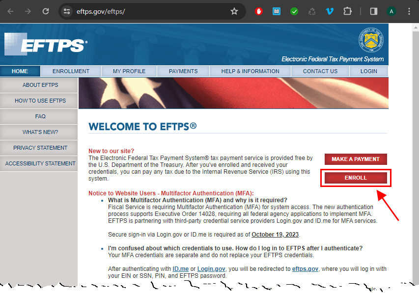 EFTPS Report