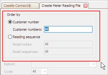 How do I create a meter reading file?