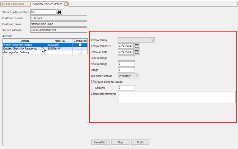 How do I complete service orders?
