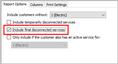 Service Exception Report